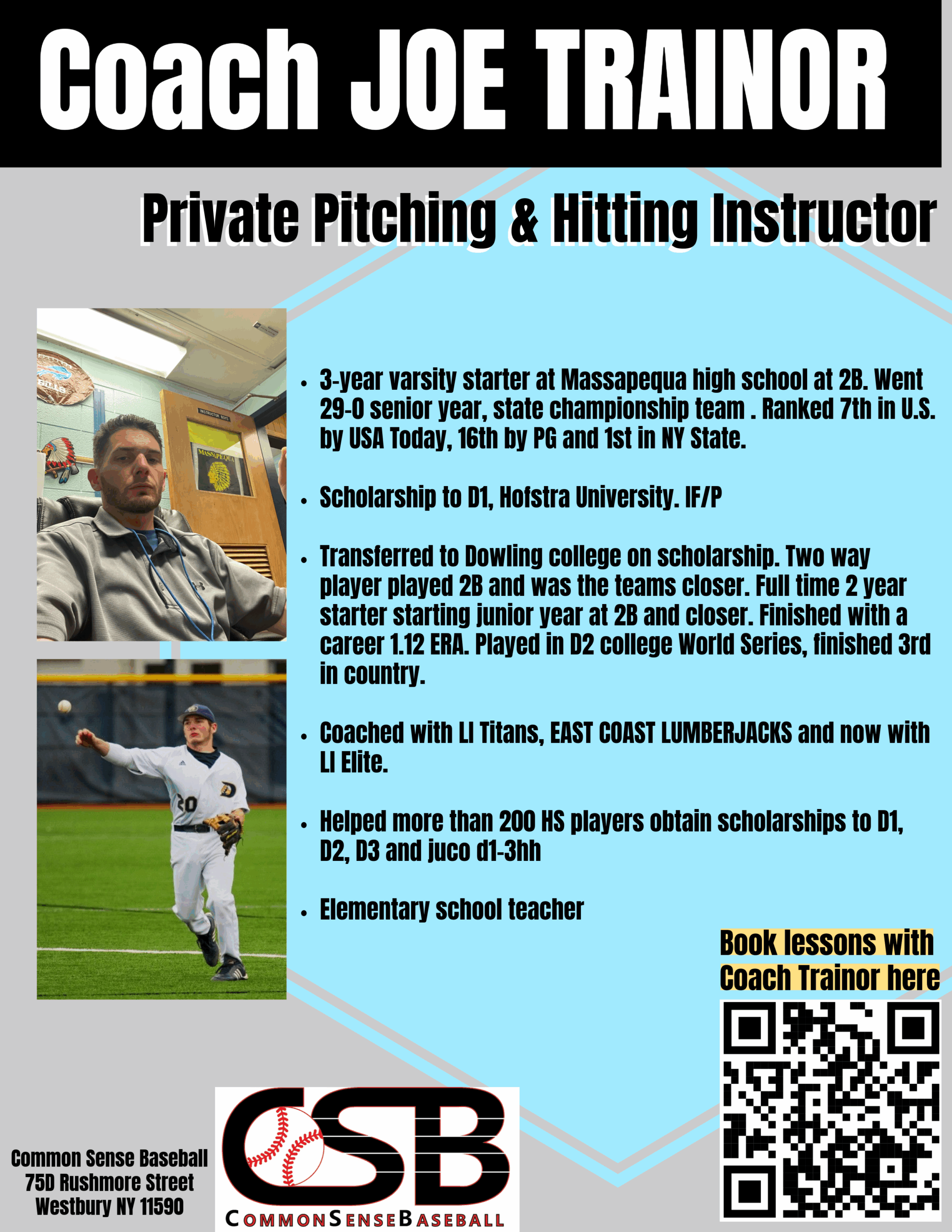 Joe Trainor - COMMON SENSE BASEBALL